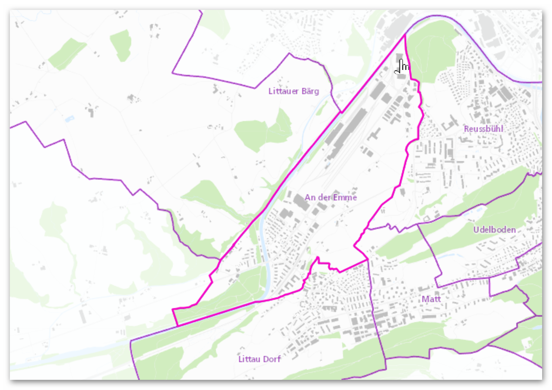 Quartierplan - QVE-Littau